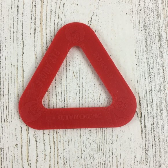 McDonald's | Toys | Vtg Mcdonalds Fly Angle Red Triangle Toy Kids ...